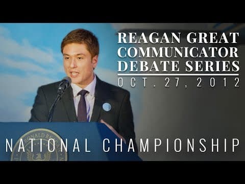 Ronald Reagan Debate Series | The Ronald Reagan Presidential Foundation ...