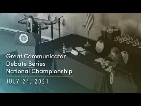 Ronald Reagan Debate Series | The Ronald Reagan Presidential Foundation ...